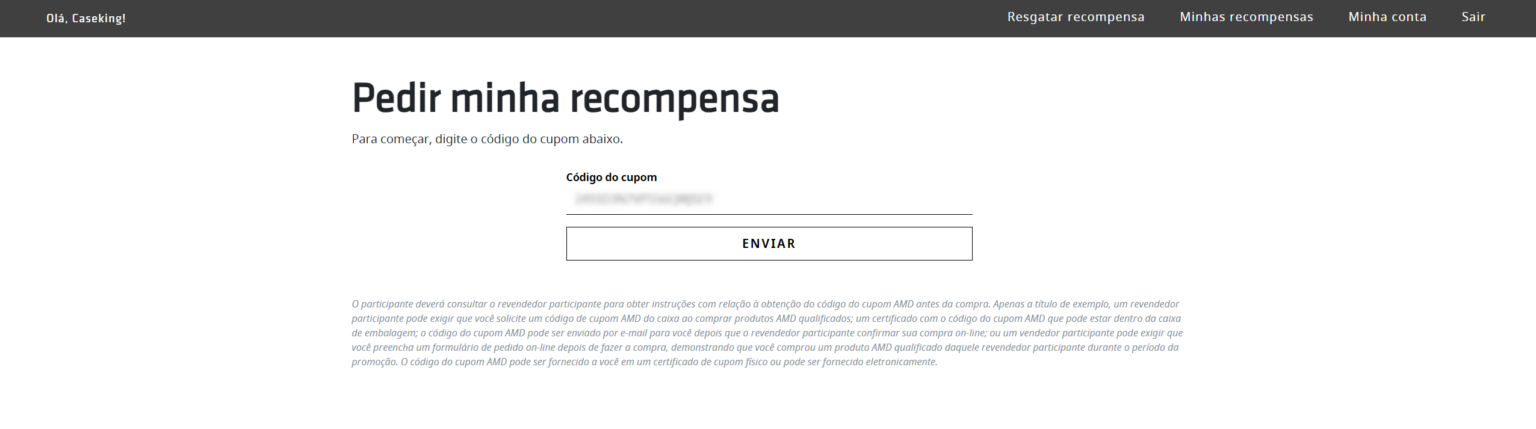 Como resgatar os códigos no AMD Rewards - Globaldata Blog