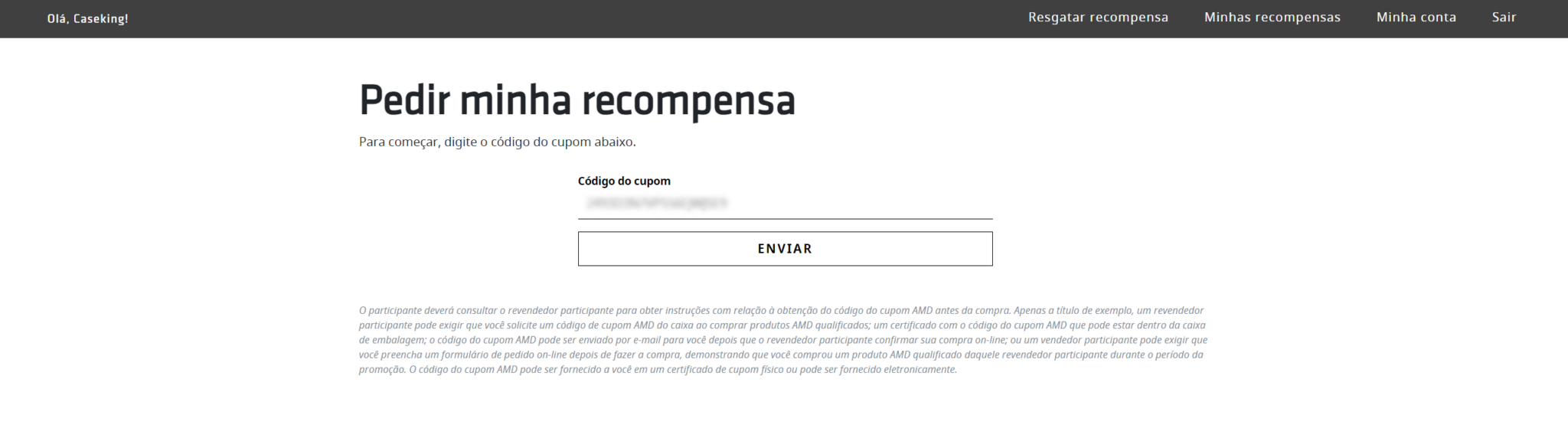 Como resgatar os códigos no AMD Rewards - Globaldata Blog