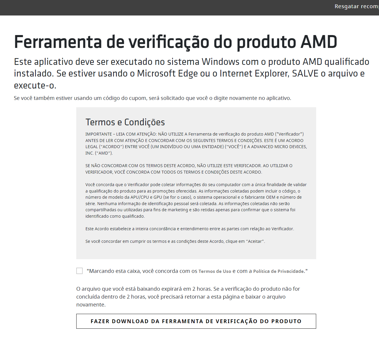 Como resgatar os códigos no AMD Rewards - Globaldata Blog