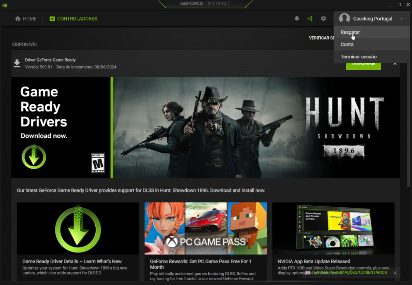 Como resgatar os códigos na Nvidia Geforce Experience - Globaldata Blog